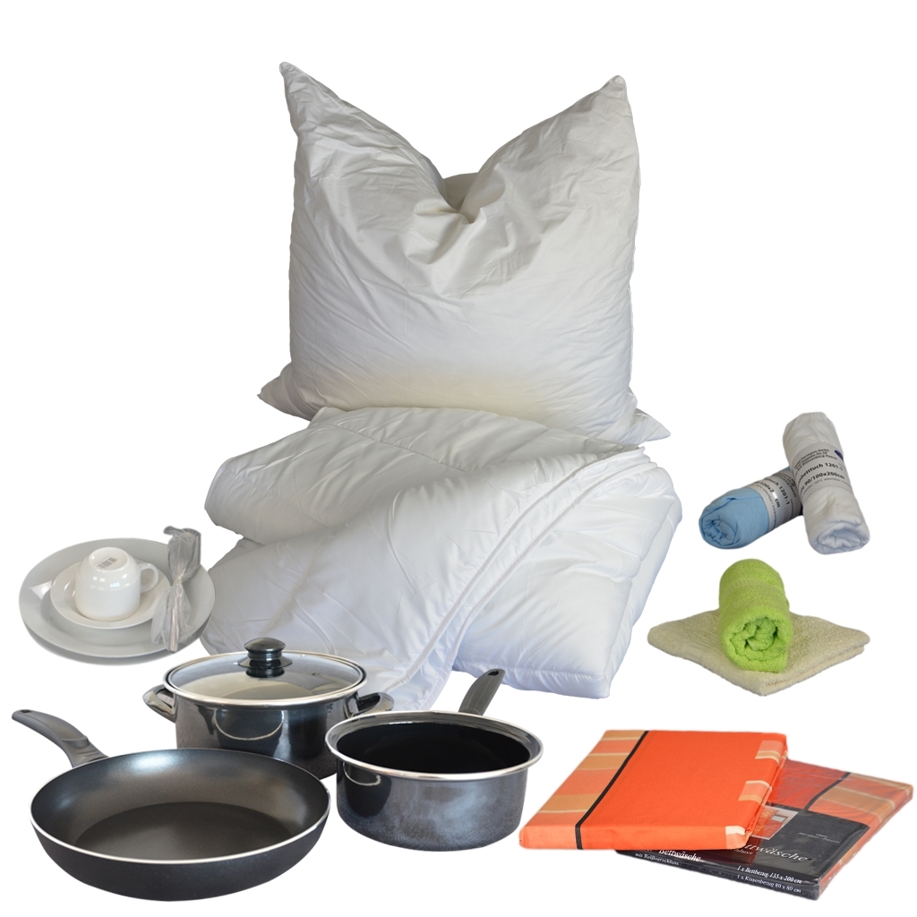 Hausratpaket für Flüchtlinge | bei Happy Hartmann online kaufen